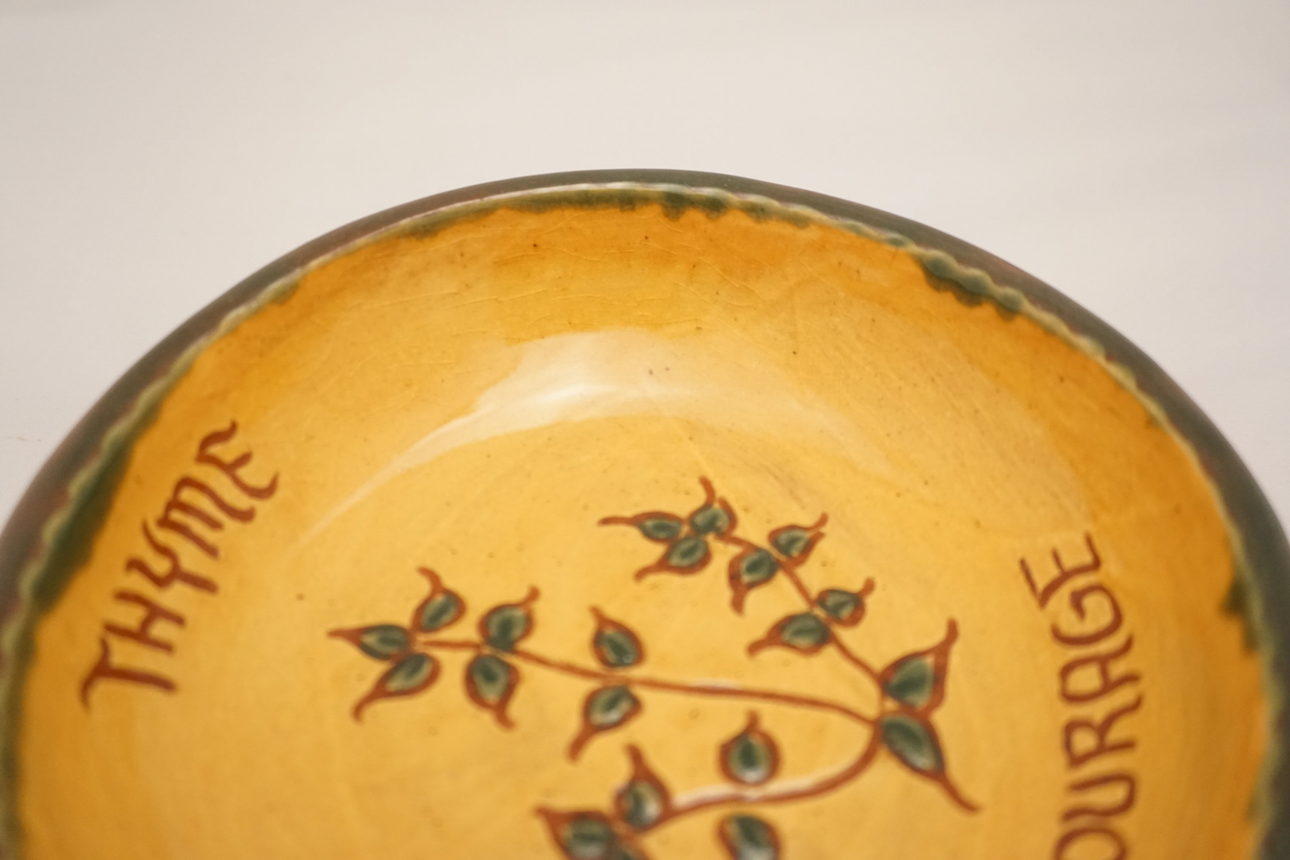 Redware Pottery, American Historical Sgraffito Earthernware ...