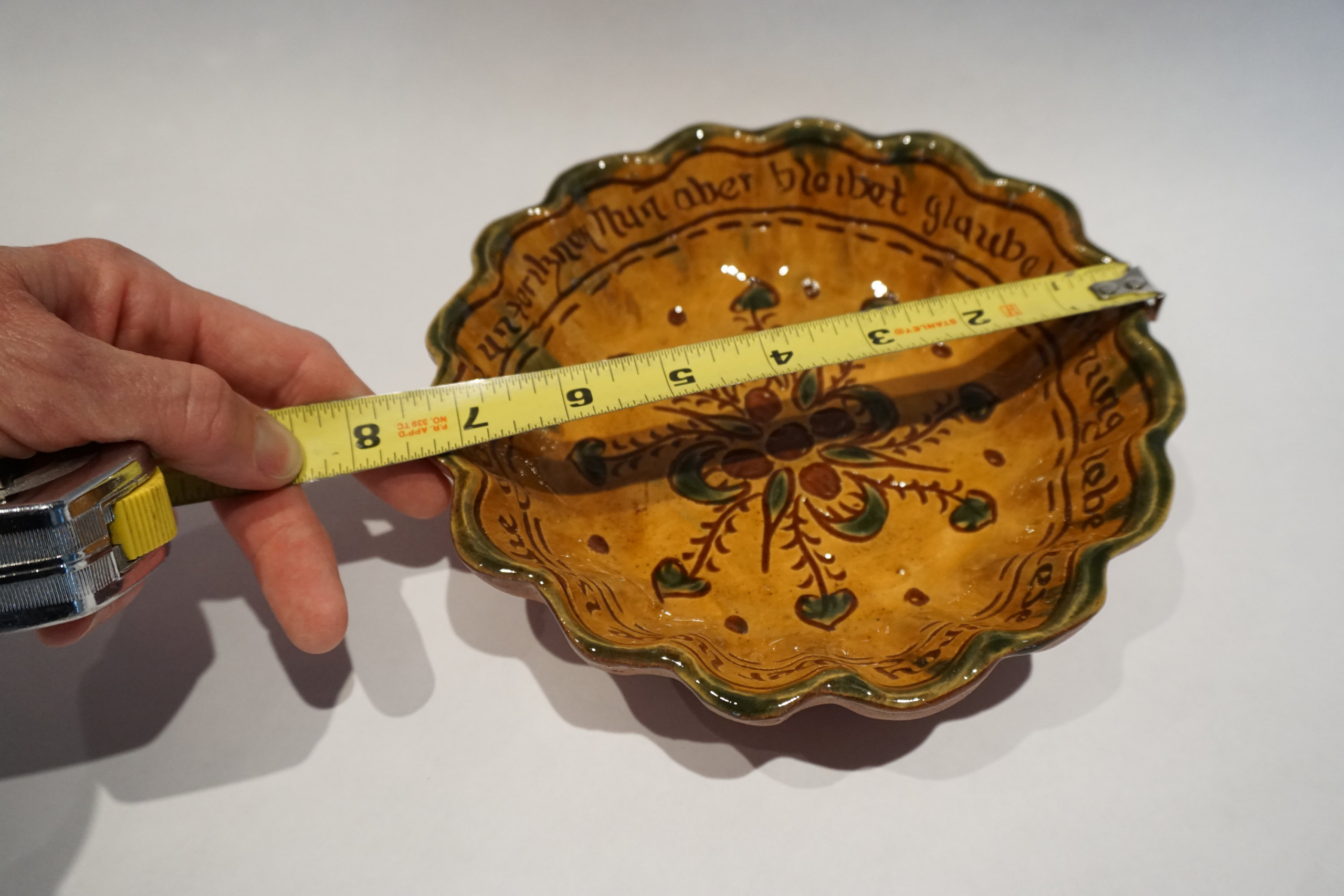Redware Pottery, American Pottery, Historical Sgraffito Earthernware ...