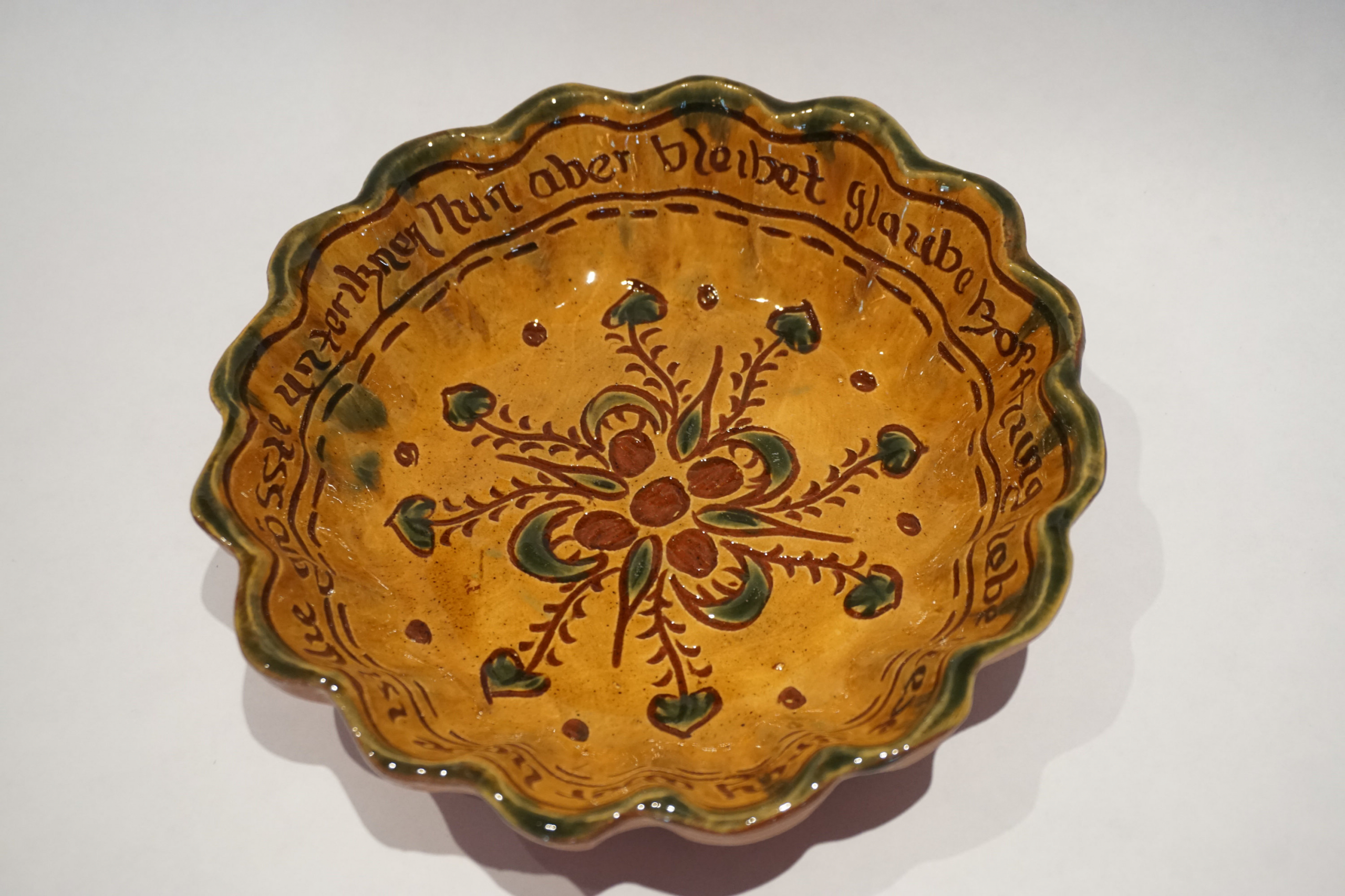 Redware Pottery, American Pottery, Historical Sgraffito Earthernware ...