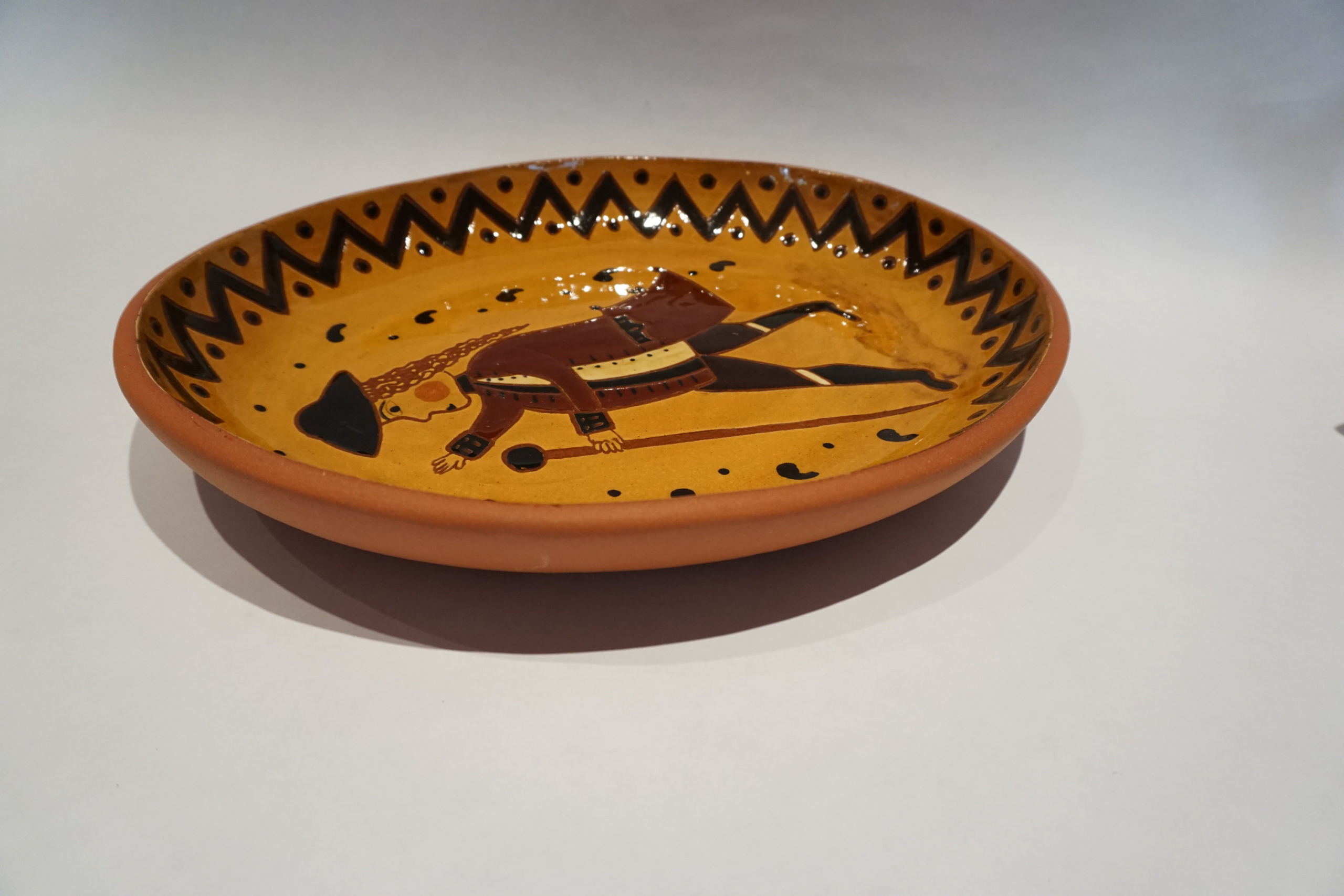 Redware Pottery, American Pottery, Historical Figural Animal Sgraffito ...
