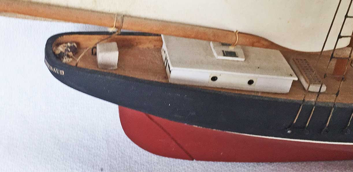 Vintage Gertrude L Thebaud Racing Schooner Finished Model 2 Mast Wood ...
