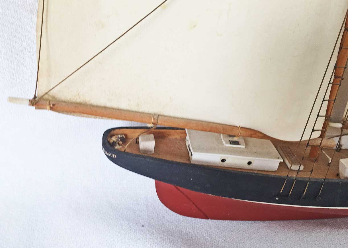 Vintage Gertrude L Thebaud Racing Schooner Finished Model 2 Mast Wood ...