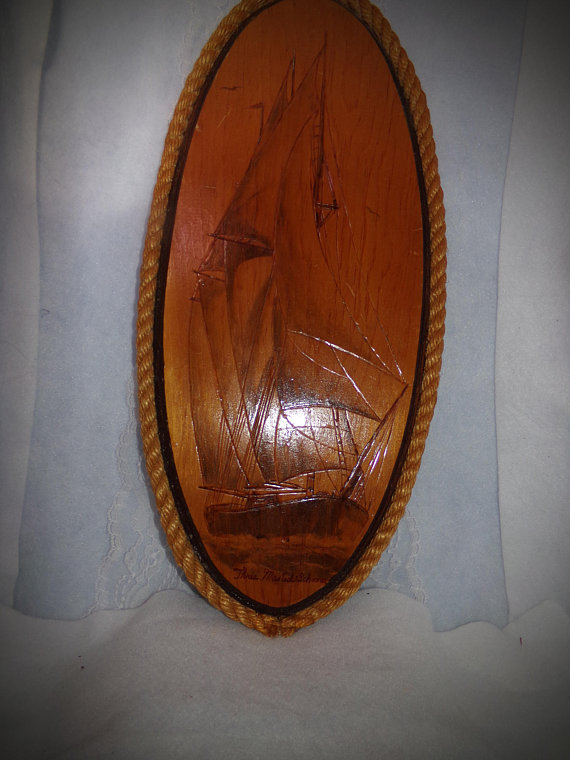 Cape Cod Nautical Schooner . Three Masted Schooner Ship . Wooden ...