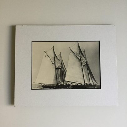 Vintage MacAskill Photo of the Bluenose & Henry Ford Racing 1921 Print ...
