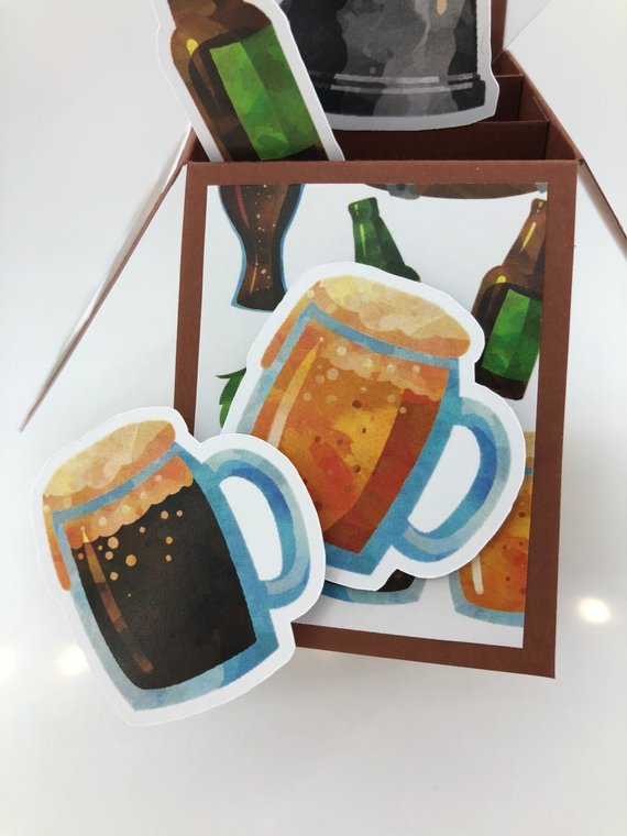 Beer 3D Pop Up Card | Schooner Chandlery