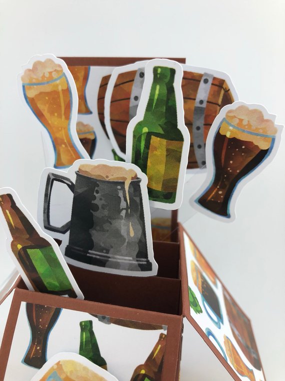 Beer 3D Pop Up Card | Schooner Chandlery