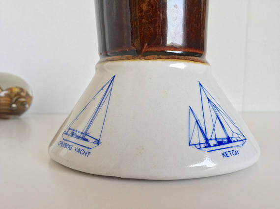 Vintage Yacht Schooner Mug Feltman Langer 1970s | Schooner Chandlery