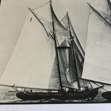 Vintage MacAskill Photo of the Bluenose & Henry Ford Racing 1921 Print ...