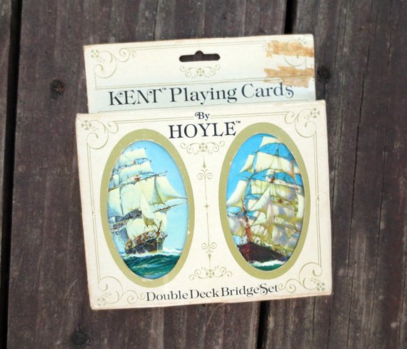 Ship Playing Cards, Two Vintage Sealed Decks in Original Packaging ...