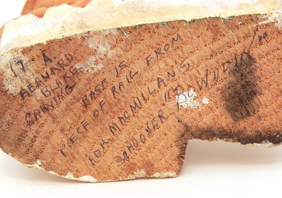 Inuit Wood Carving by Bernard Blake, Sculpture of North Pole Eskimo ...