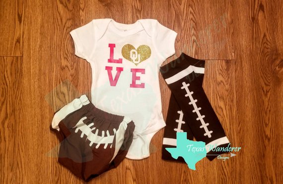 Baby Oklahoma Onesie®, Baby Girl OU Bodysuit, Boomer Sooner shirt ...