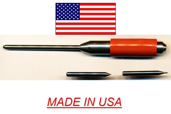 Printmaking Scrimshaw scribe cushioned solid stainless steel tool ...