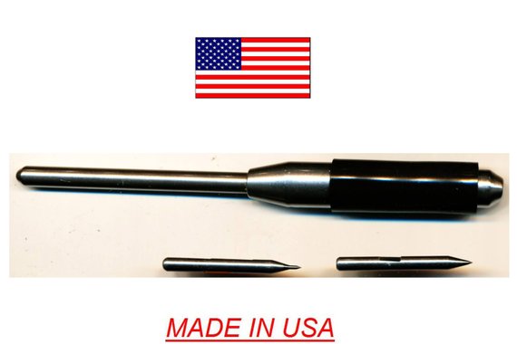 Printmaking Scrimshaw scribe cushioned solid stainless steel tool ...