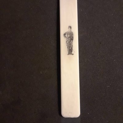 Charlie Chaplin Scrimshaw Bookmark Set | Schooner Chandlery