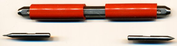 Printmaking Scrimshaw scribe stainless steel tool handle, two (2) ends ...