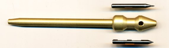 Printmaking Scrimshaw scribe hobby tool brass round 7/16 stub round ...