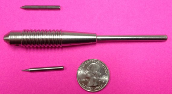 Printmaking Scrimshaw scribe solid stainless steel tool handle, 1/2 ...