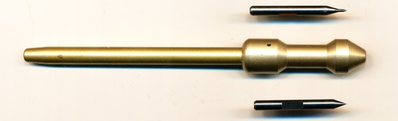 Printmaking Scrimshaw scribe hobby tool 7/16 round brass universal ...