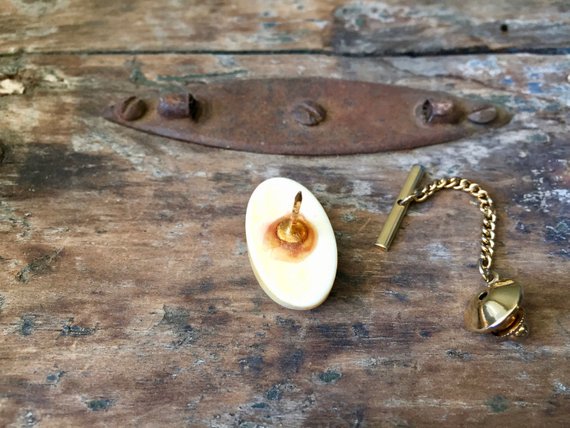 Scrimshaw Ram / Ram on Mountaintop /Tie Tack / Resin / Male Sheep ...