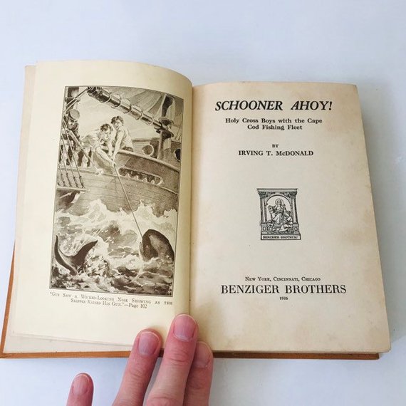 Antique Book - Schooner Ahoy! First Edition - Irving T. McDonald - 1926 ...