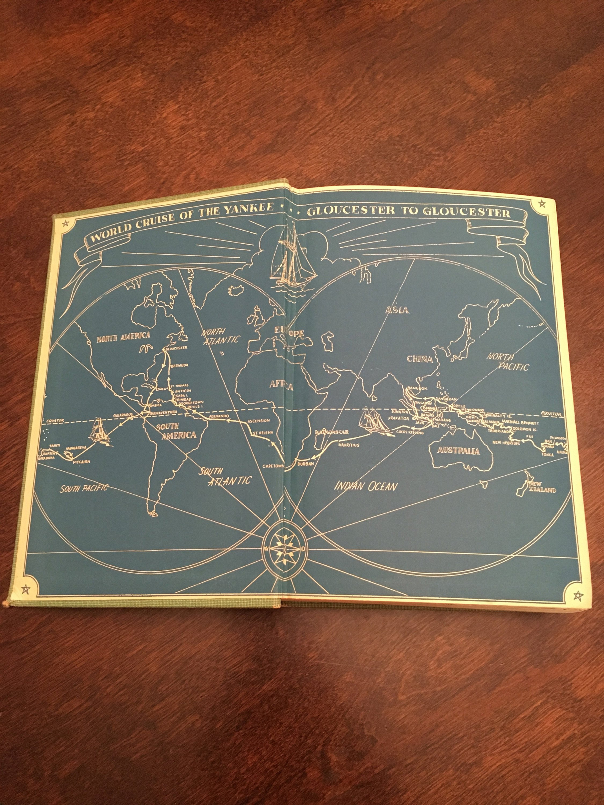 1936 First Edition Westward Bound In The Schooner Yankee by Captain ...