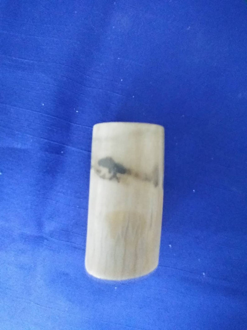 2 1/4" Natural BONE/ANTLER SCRIMSHAW-Taxidermy-Carvable Bone/Antler ...