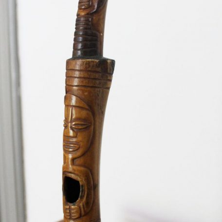 Vintage African Scrimshaw pipe, bone pipe, hand carved bone scrimshaw ...