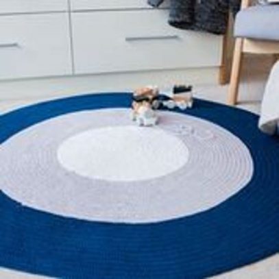 Boys Rugs - Round Nursery Rug perfect for baby boys bedroom or nursery ...