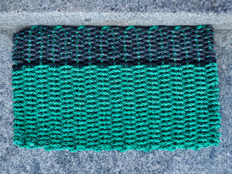 Repurposed Lobster Rope Rug | Schooner Chandlery