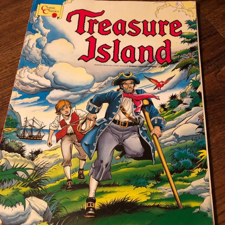 Vintage Marvel Comics 1976 Treasure Island Comic Book Robert Lewis ...