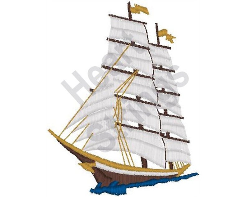 Ship - Machine Embroidery Design, Embroidery Patterns, Embroidery Files ...