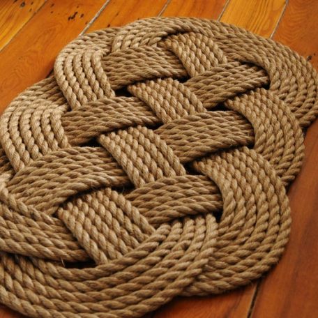 Large Rope Rug - Outdoor Mat - Nautical Decor - Rope Rug - Front Door ...