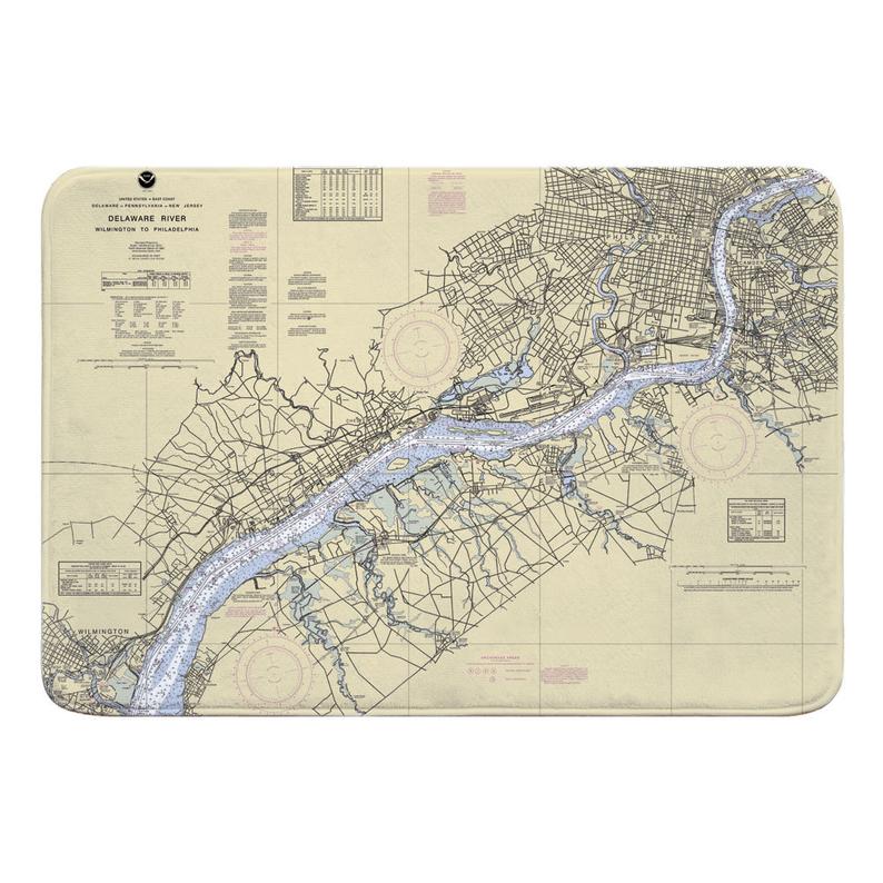 PA: Delaware River; Wilmington, DE to Philadelphia, PA Nautical Chart ...