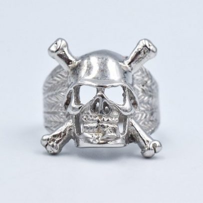 Men's 10k Skull & Bones Ring | Schooner Chandlery