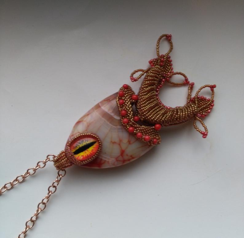 Agate Fish Pendant, Golden Fish for women, Rose Gold, Nautical ...