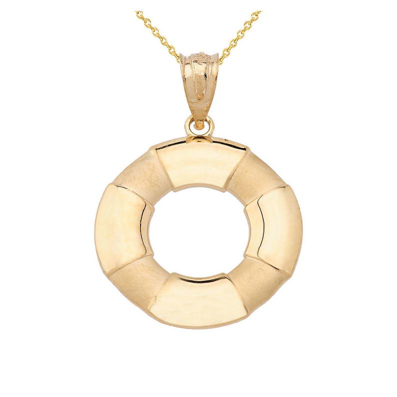Nautical, Gold, Summer, Beach, Life Buoy, Buoy, Pendant, Pendant ...
